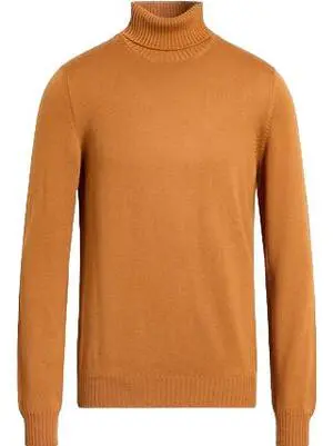 GRAN SASSO Turtleneck Virgin Wool Sweater - Brown