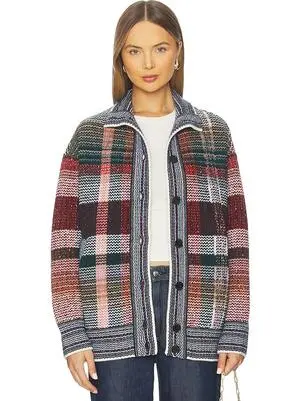 Missoni Buttoned Cardigan - Green & Red Tones