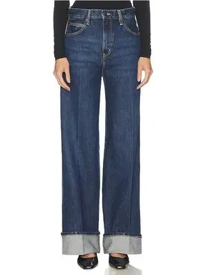 FRAME The Cuffed Wide Jeans - Spencer