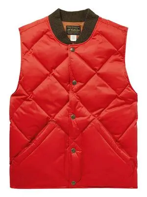 Ralph Lauren Quilted Padded Recycled-nylon Gilet - Red