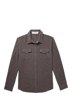 GOD'S TRUE CASHMERE Cashmere Shirt - Brown