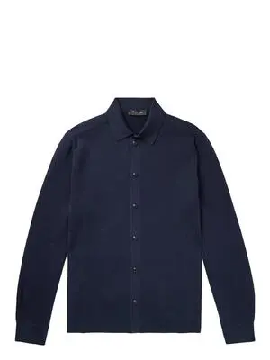 Loro Piana Agapanto Cotton Shirt - Blue
