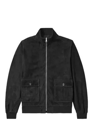 VALSTAR Valstarino Reversible Suede And Shell Jacket - Black