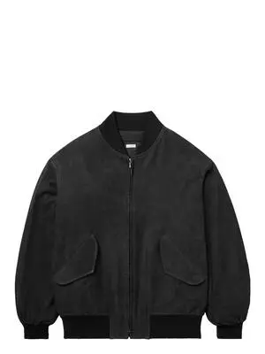 A.PRESSE Nubuck Bomber Jacket