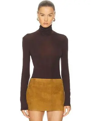 AGOLDE Pascale Turtleneck - Root