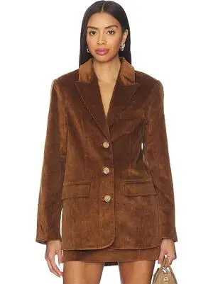Astr The Label Boyfriend Blazer - Brown