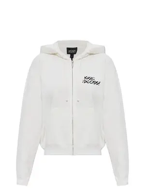 Marc Jacobs X Derrick Adams Zip-up Sweatshirt - White