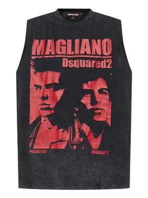 Dsquared2 X Magliano Tank Top - Black