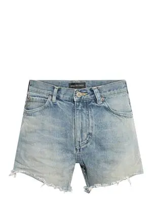 Balenciaga Denim Shorts - Blue