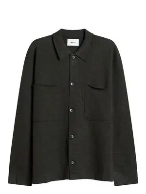 NN07 Jonas Boiled Wool Overshirt