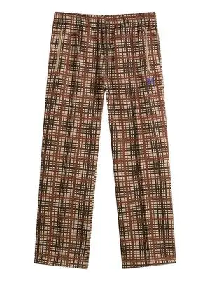Needles Poly Jacquard Track Pants - Plaid