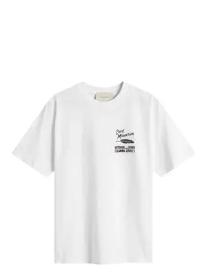 CAFÉ MOUNTAIN Down Cleaning Duck T-shirt - Natural