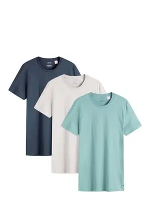 Calvin Klein Crew Neck T-shirt 3 Pack - Green