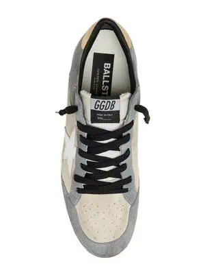GOLDEN GOOSE Ball Star Leather Low-top Sneakers - Gray