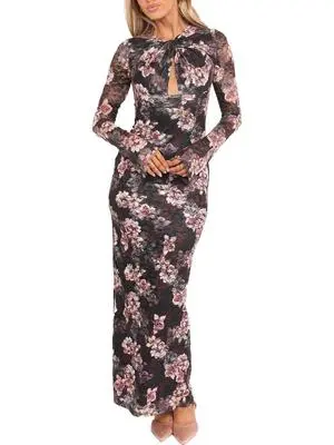 PETAL & PUP Trilby Long Sleeve Maxi Dress - Floral Lace