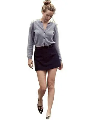 HMD Chieri Mini Skirt - Deep Navy