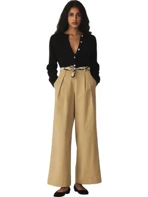 HMD Hilaire Wide Leg Pant - Stone