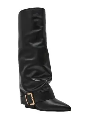 Steve Madden Illuzion Boot Black Leather