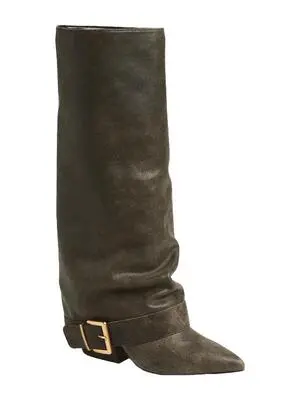 Steve Madden Illuzion Boot Brown Distressed