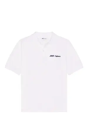 PALMES X Atp Pique Polo - White