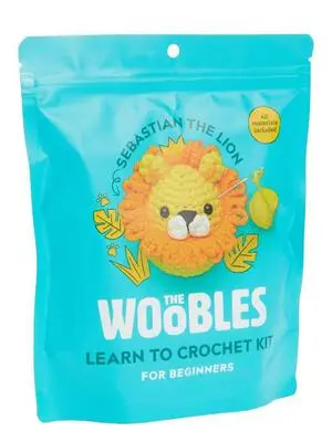THE WOOBLES Lion Crochet Kit - Yellow