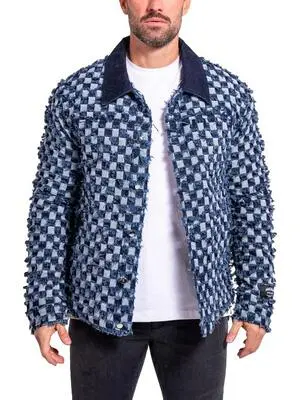 MACEOO Ascension 0012 Lined Denim Jacket - Blue
