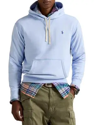 Ralph Lauren Cotton-blend Fleece Hoodie - Southport Blue
