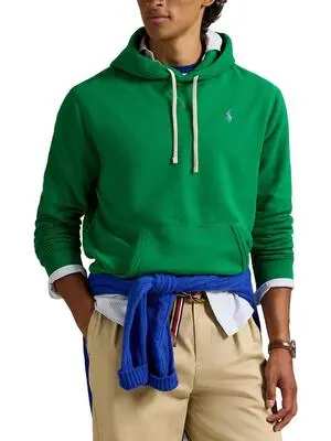 Ralph Lauren Cotton-blend Fleece Hoodie - Cruise Green