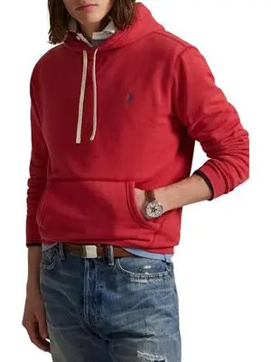 Ralph Lauren Cotton-blend Fleece Hoodie - Sunrise Red