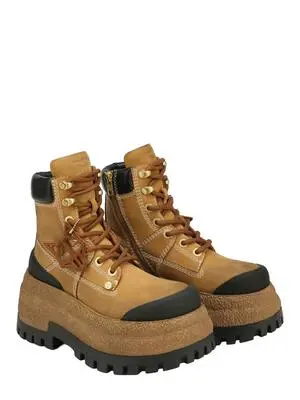 NAKED WOLFE Destroy Nubuck Leather Boots - Wheat