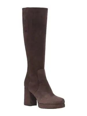 Valentino Garavani Vlogo Platform Knee-high Boots - 0to Testa Di Moro