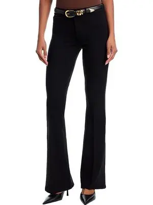 L'Agence Marty Ponte Flare Pants - Black