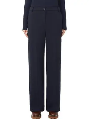 Max Mara Zelota Flannel Pants - Navy
