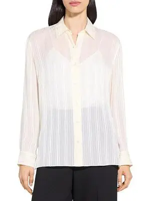 Theory Classic Shirt - Ivory