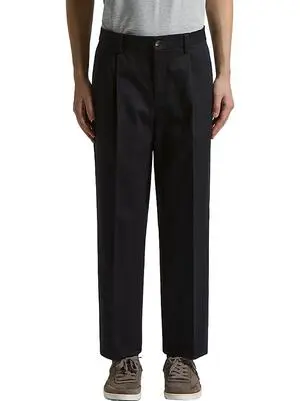 Peserico Relaxed Fit Trousers - Midnight Blue