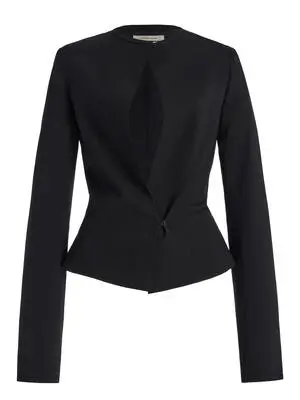 COLLEEN ALLEN Keyhole Wool Jacket