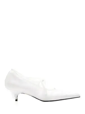Proenza Schouler Slash Organza Pumps - White