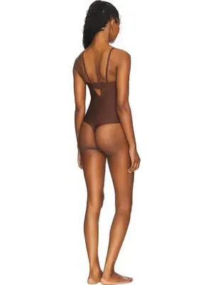 SKIMS Molded Underwire Bodysuit - Cocoa