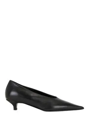TOTÊME Sharp Nappa Kitten Pumps - Black