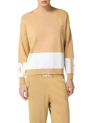 Elisabetta Franchi Belt-fastening Cardigan With Patch Pockets - Neutrals