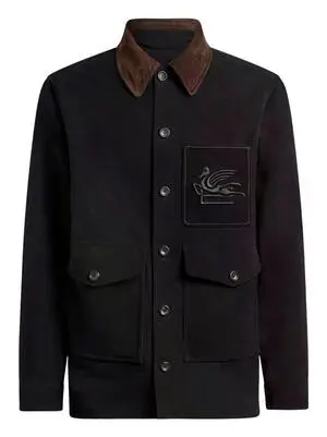 Etro Pegaso Patch-pocket Jacket - Black