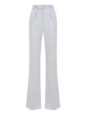Elisabetta Franchi Tuxedo-detailed Waistband Trousers - Blue