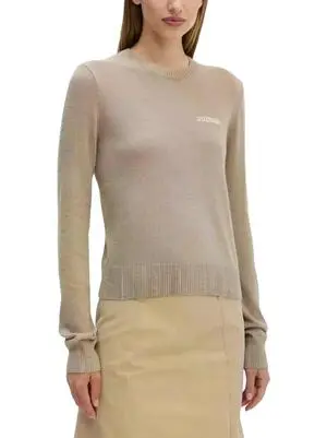 Day Birger Et Mikkelsen Slogan-detailed Sweater - Neutrals