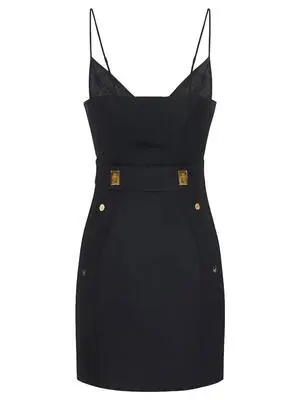 Elisabetta Franchi Adjustable-strap Mini Dress - Black