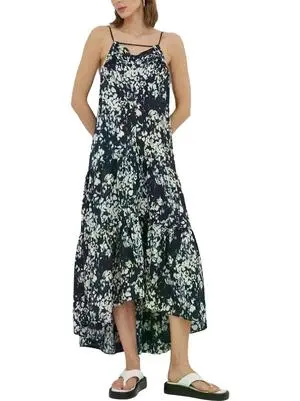 Day Birger Et Mikkelsen Floral Tiered Dress - Black