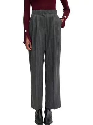 Day Birger Et Mikkelsen Pinstripe Pleated Trousers - Grey