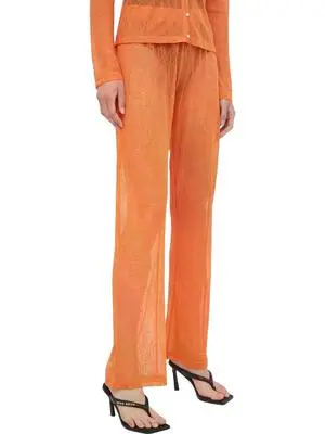RÉSUMÉ Openwork Trousers - Orange