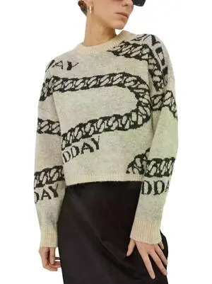 DAY BIRGER ET MIKKELSEN Chain-Graphic Sweater