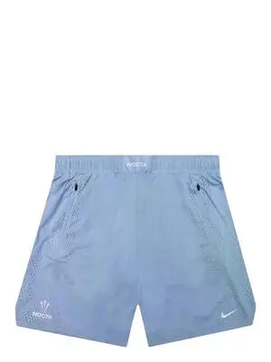 Nike Nocta Logo-detail Shorts - Blue