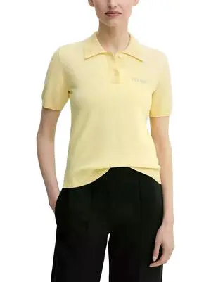 Day Birger Et Mikkelsen Logo-intarsia Polo Shirt - Yellow